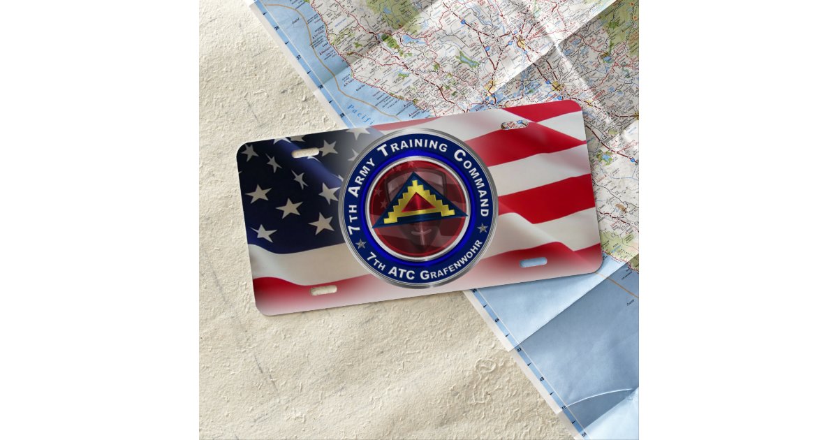 7th Army Training Command (7th ATC) License Plate | Zazzle