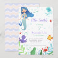 7th Birthday Mermaid Invitation | Zazzle