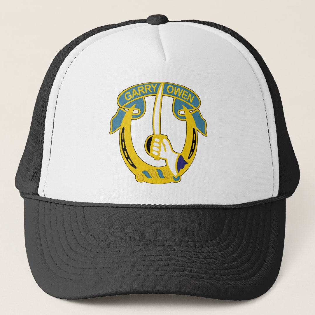 7th Cavalry Regiment - Garry Owen Trucker Hat | Zazzle