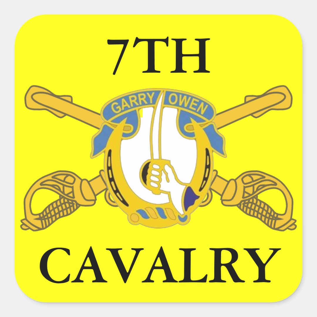 7TH CAVALRY STICKERS | Zazzle
