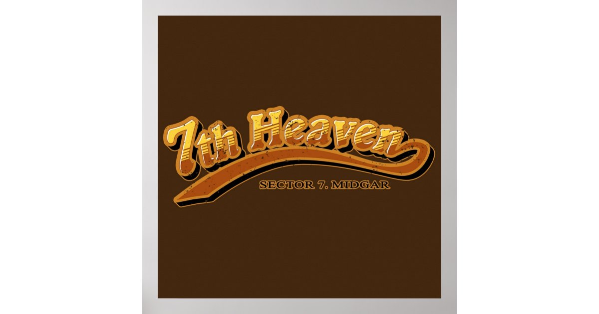 7th Heaven Bar Poster | Zazzle