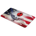 7th Infantry Division American Flag License Plate | Zazzle