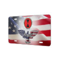 7th Infantry Division American Flag License Plate | Zazzle