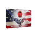7th Infantry Division American Flag License Plate | Zazzle