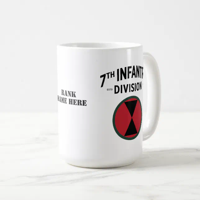 7th Infantry Division Badge Coffee Mug | Zazzle
