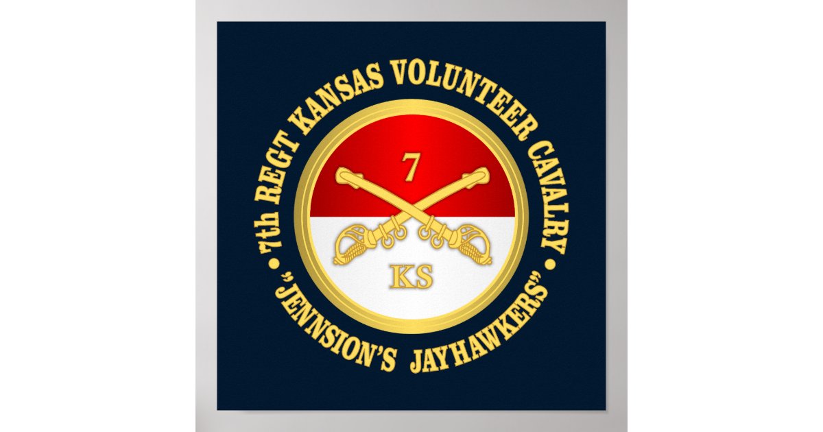 7th Kansas Cavalry Poster | Zazzle