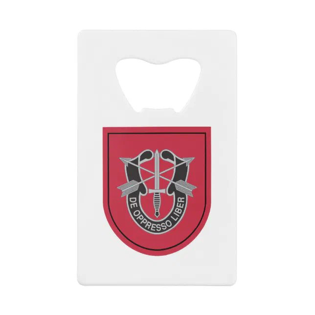 7th Special Forces Group (7th SFG) Credit Card Bottle Opener | Zazzle