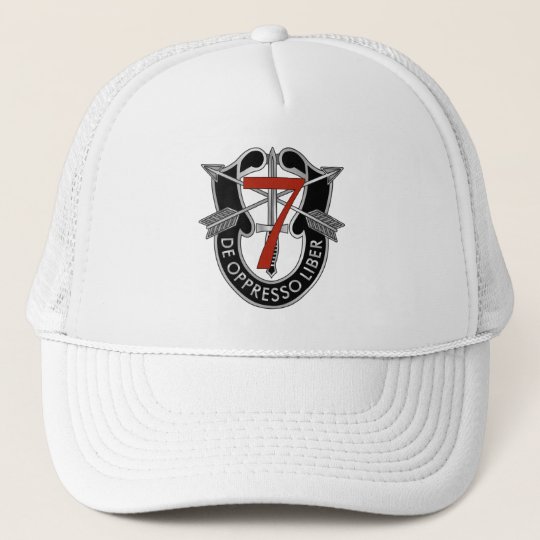 7th Special Forces Group Crest Trucker Hat | Zazzle.com