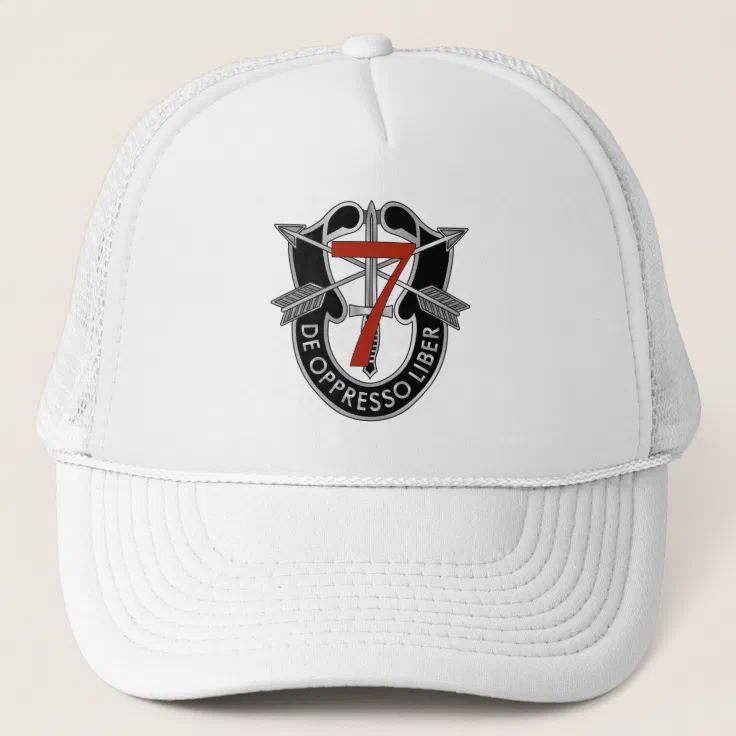 7th Special Forces Group Crest Trucker Hat | Zazzle