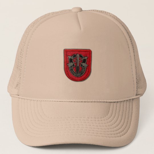 7th special forces group flash veterans Hat | Zazzle.com