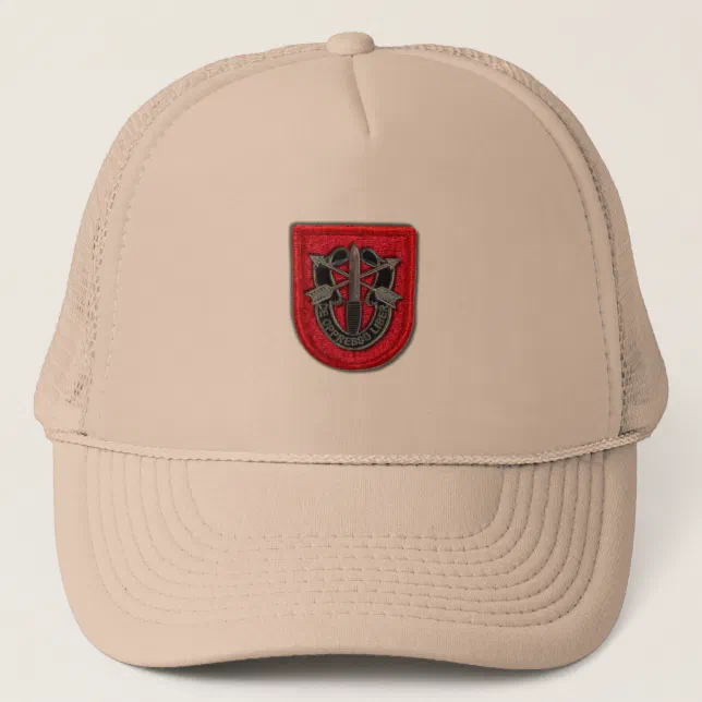 7th special forces group flash veterans Hat | Zazzle