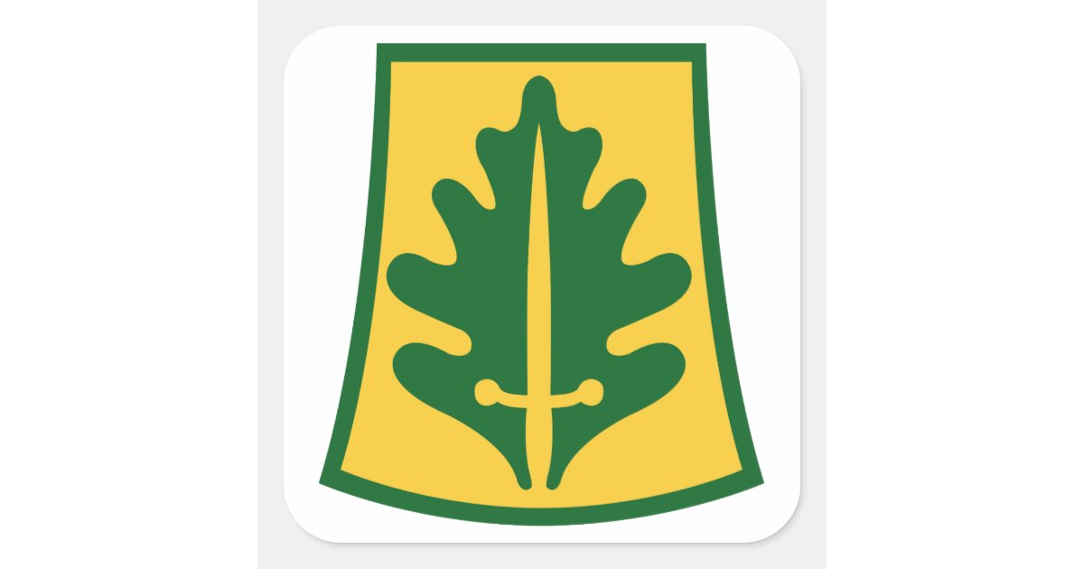 800th Military Police Brigade Square Sticker | Zazzle