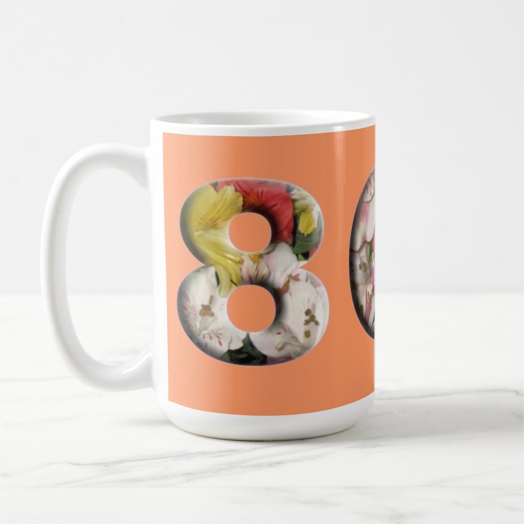 80 Milestone Mug 80th Birthday | Zazzle