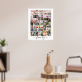 80 Photo Collage Personalized Family Poster | Zazzle