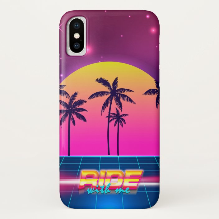 80's 90's Style Retro Futuristic iPhone case | Zazzle.com