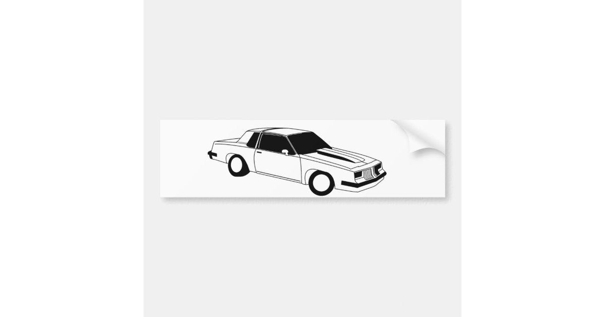 80's Cutlass Oldsmobile Bumper Sticker | Zazzle