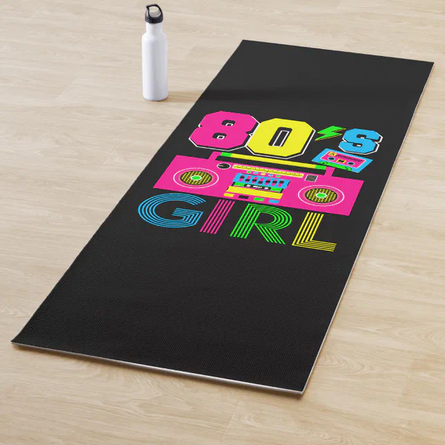 80's Girl Yoga Mat | Zazzle