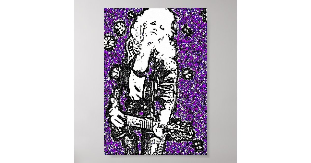 80's Glam Rock Poster | Zazzle