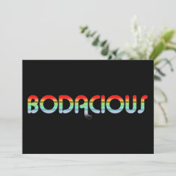 80s Retro Bodacious Invitation | Zazzle