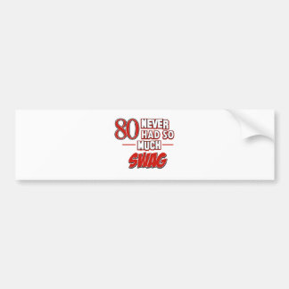 80th Birthday Stickers | Zazzle