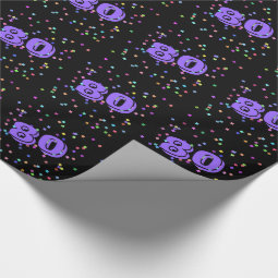 80th Birthday Gift Wrap Wrapping Paper | Zazzle
