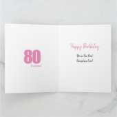 80th Birthday Number 80 Photo Collage Big Custom Card | Zazzle