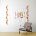 80th Birthday Party Floral Gold Number 80 Backdrop | Zazzle