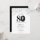 80th Birthday Party Look Who's 80 Modern Photo Invitation | Zazzle
