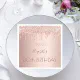 80th birthday party rose gold 80 years napkins | Zazzle