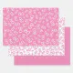 80th Birthday Pink & White Number Pattern 80 Wrapping Paper Sheets | Zazzle