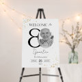 80th Birthday Welcome Sign Gold Board | Zazzle