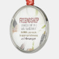 810.friendship-shenanigans metal ornament | Zazzle