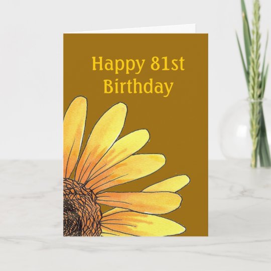 81st Birthday Card | Zazzle.com