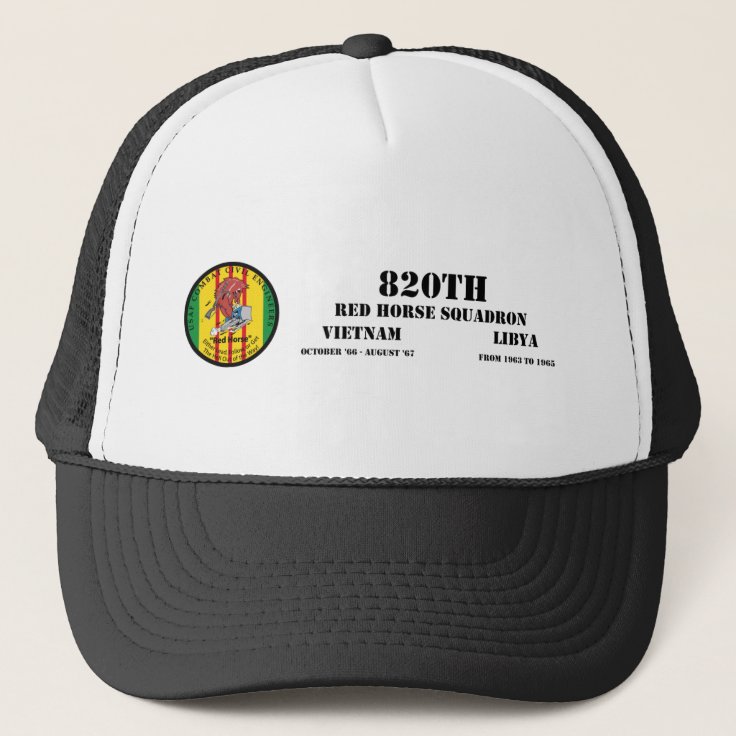 820th Red Horse Squadron Trucker Hat | Zazzle