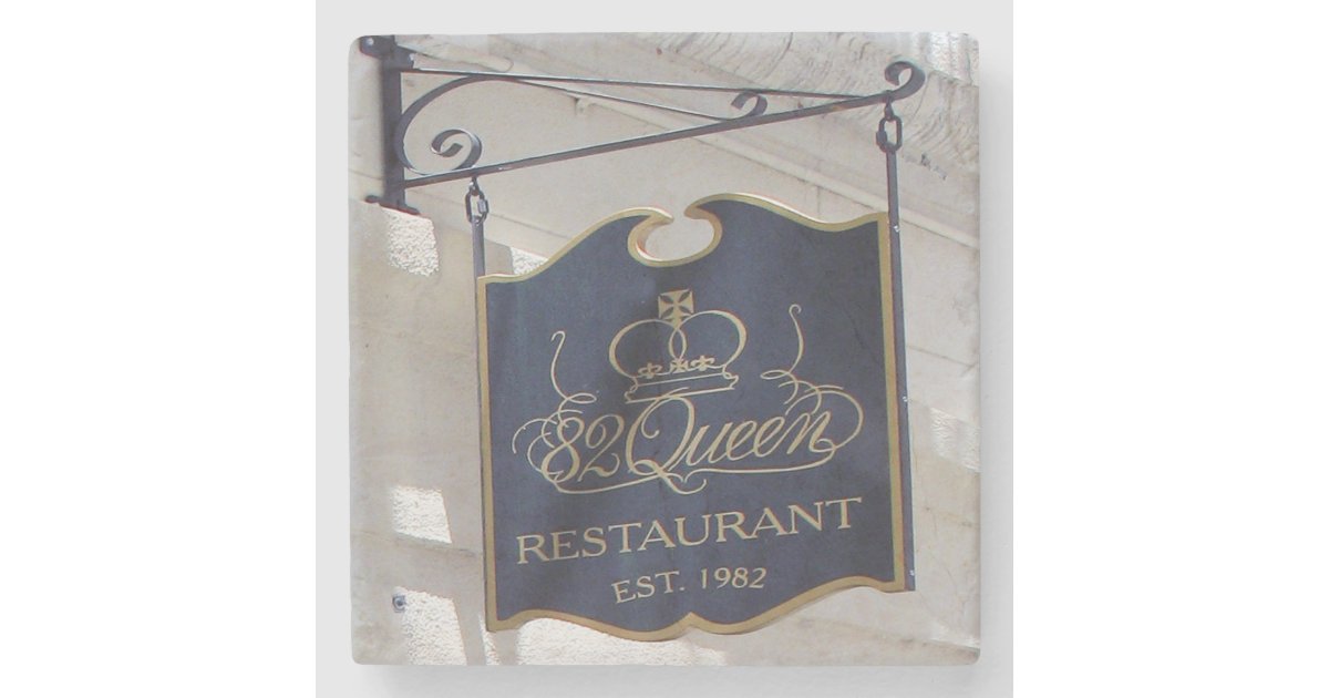 82 Queen Restaurant Charleston, SC Coaster | Zazzle