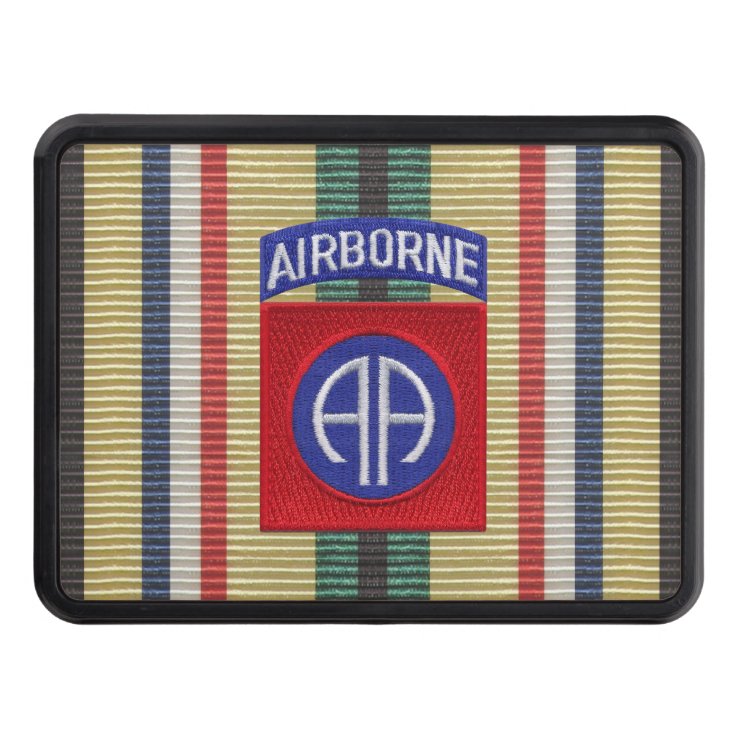 82nd Airborne Div. Desert Storm Ribbon Hitch Cover | Zazzle