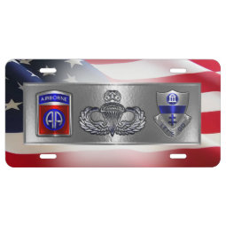 82nd Airborne Division "325th PIR" License Plate | Zazzle