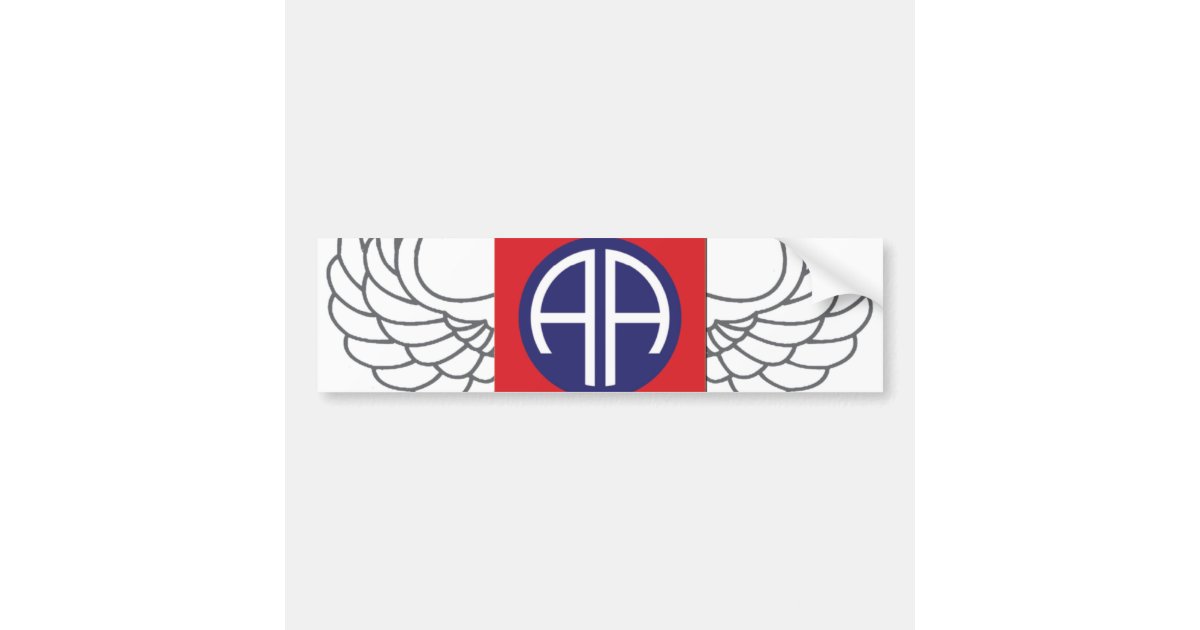 82nd Airborne Division "All American" Bumper Sticker | Zazzle