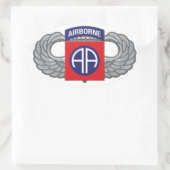 82nd Airborne Division "All American" Oval Sticker | Zazzle