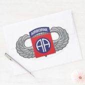 82nd Airborne Division "All American" Oval Sticker | Zazzle