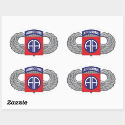82nd Airborne Division "All American" Oval Sticker | Zazzle