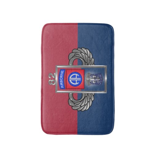 82nd Airborne Division “All The Way” Bath Mat | Zazzle