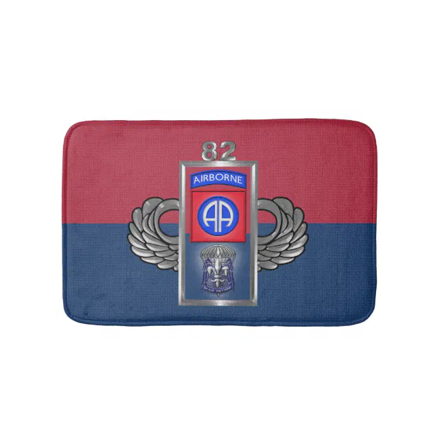 82nd Airborne Division “All The Way” Bath Mat | Zazzle