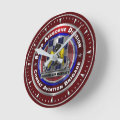 82nd Airborne Division Combat Aviation Brigade Round Clock | Zazzle
