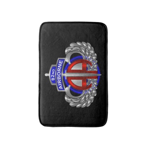 82nd Airborne Division Dagger Design Bath Mat | Zazzle