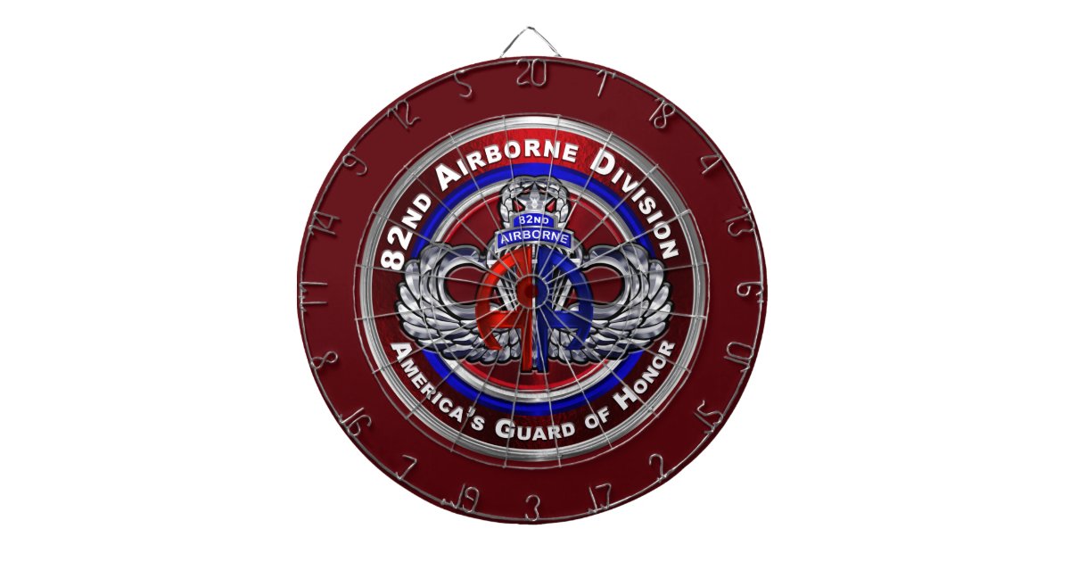 82nd Airborne Division Dart Board | Zazzle