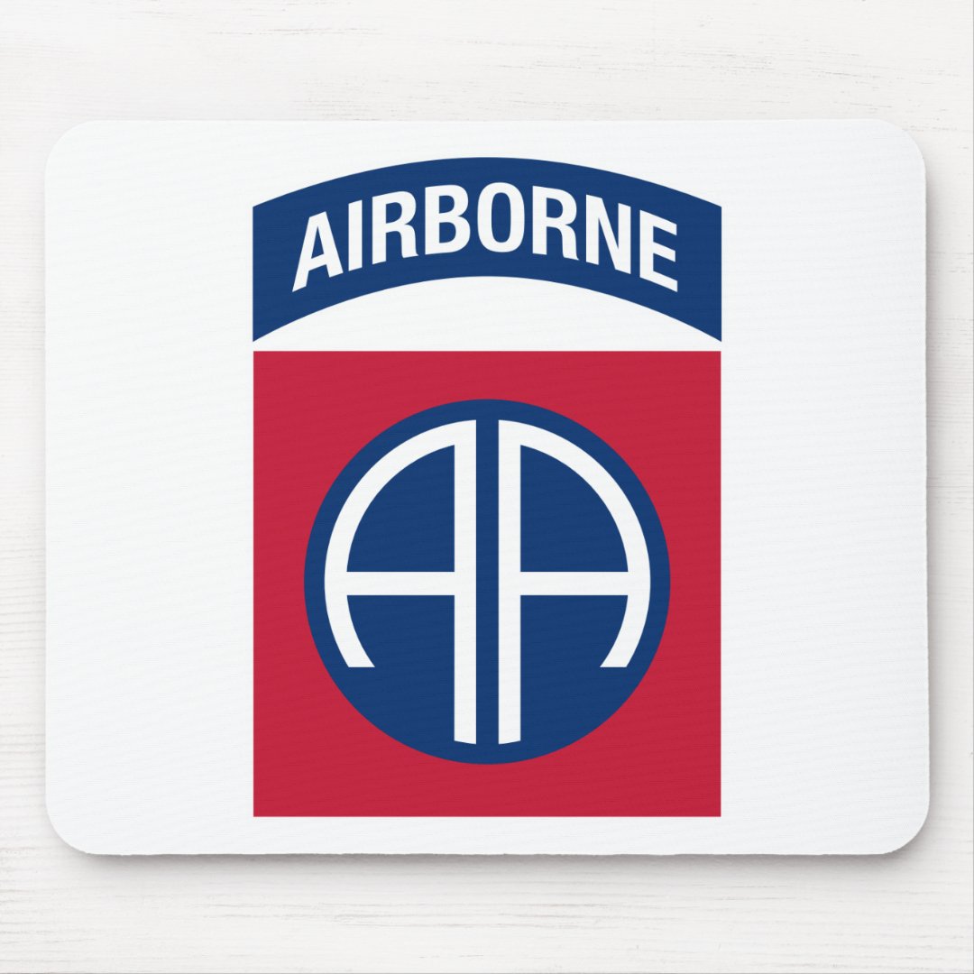 82nd Airborne Division Insignia Military Veteran Mouse Pad | Zazzle