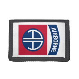 82nd Airborne Division Insignia Military Veteran Trifold Wallet | Zazzle