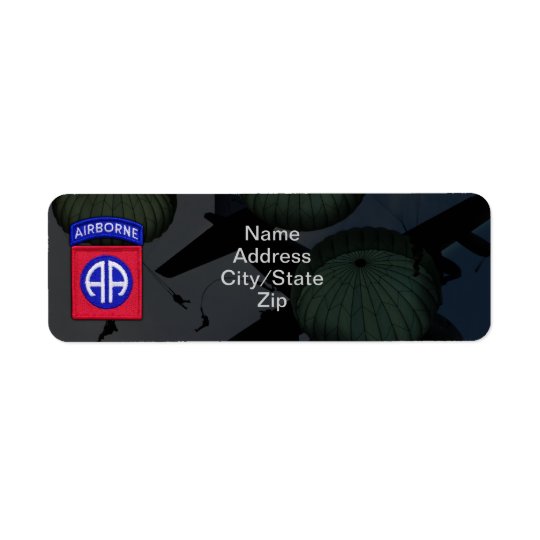 82nd airborne division nam war patch label | Zazzle.com