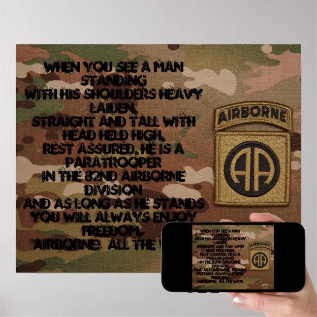 82nd Airborne Division Poster | Zazzle